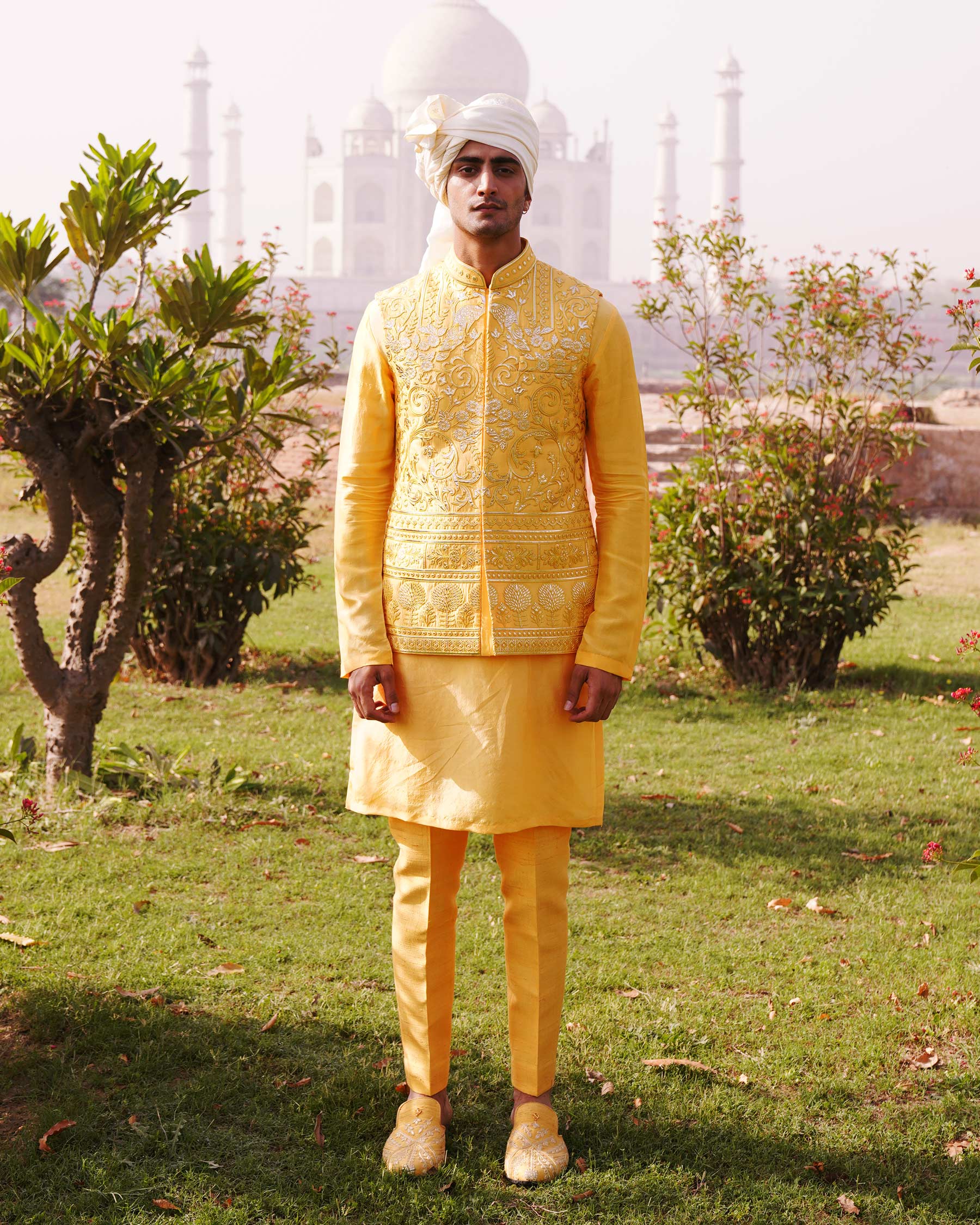 The sunshine bandi for men is sure to brighten up your mood