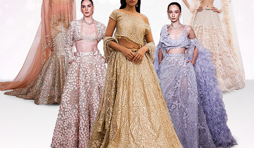 the trendiest lehenga designs for the upcoming wedding season.